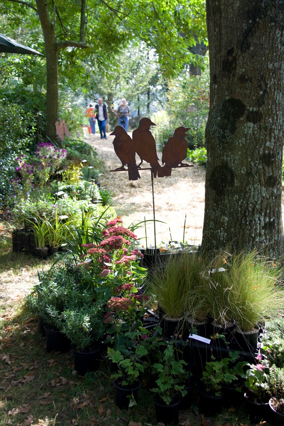 Fil de Lune - Laines et créations: Week end au jardin de la Levrette