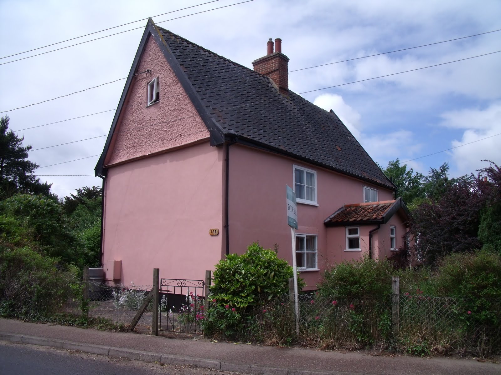 bluebell: Suffolk Pink Houses