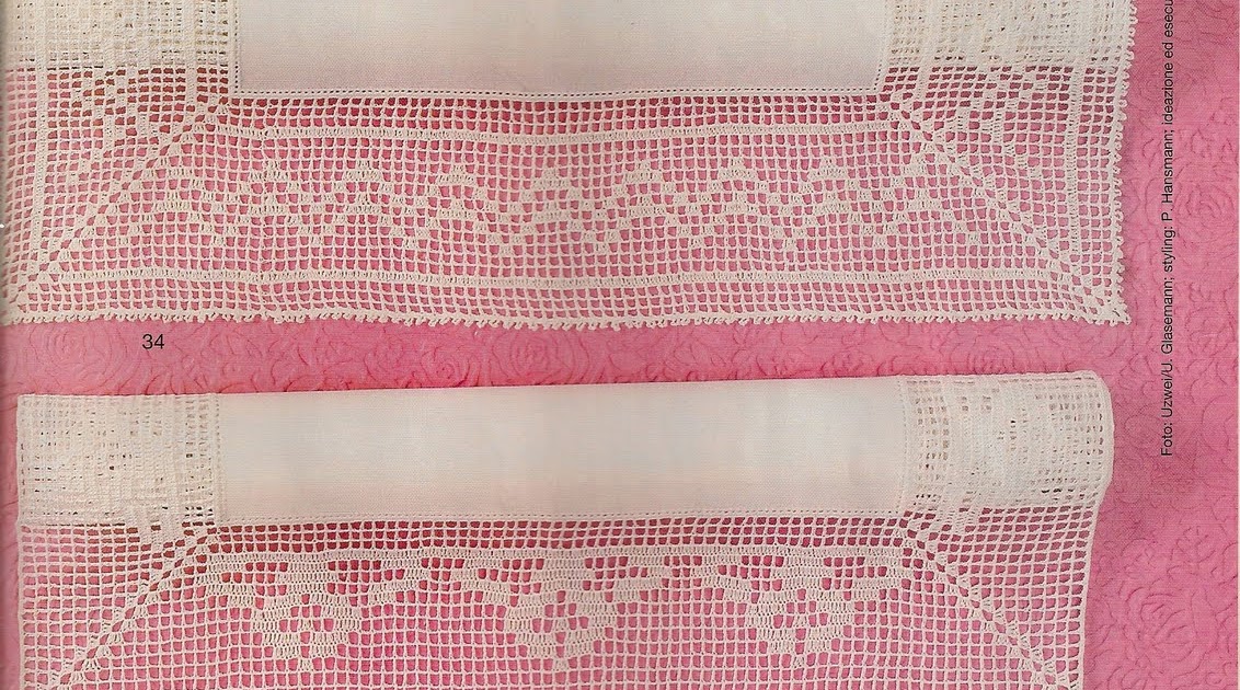 lo spazio di lilla: Pizzi a filet con schemi / Filet lace with free ...