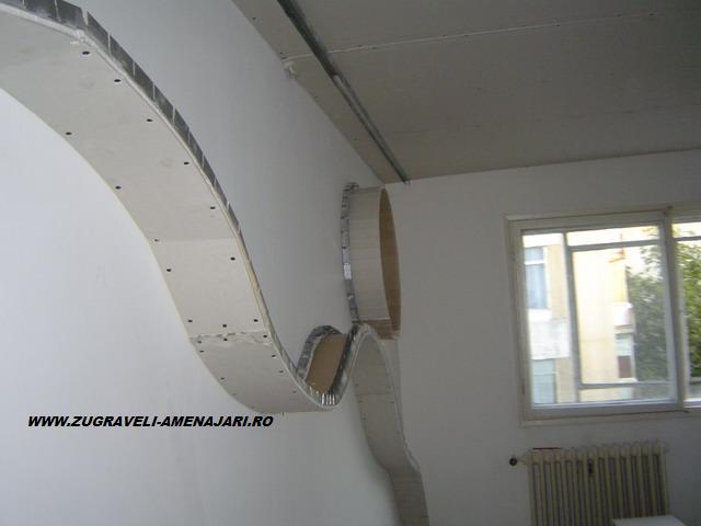 Amenajari interioare rigips, montaj rigips, rigips, scafe rigips.