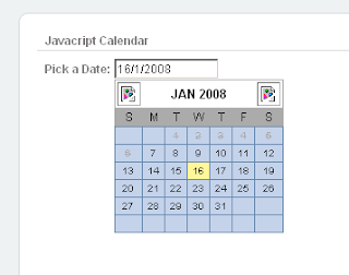 Oracle Apex Notebook: Javascript Calendar Integration