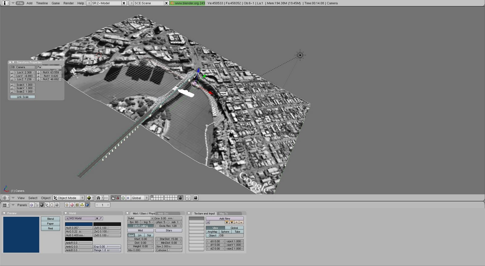 BeLiefe: Architectural Design 5 - Blender Site contour model