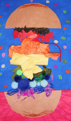 Mrs. Miron's Art Journey: Texture Burgers