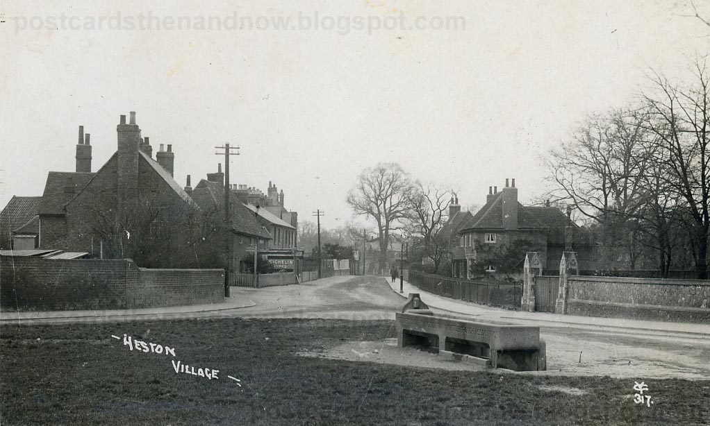 Postcards Then and Now: Heston, Middlesex c1910