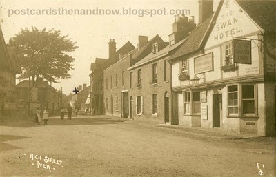 Postcards Then and Now: Iver, Buckinghamshire, High Street c1908