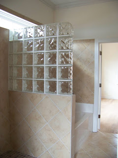 JNK Custom Tile: Shower wall divider