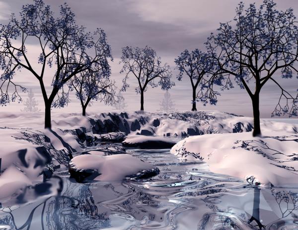 Margy's Musings: Winter Art Scenes