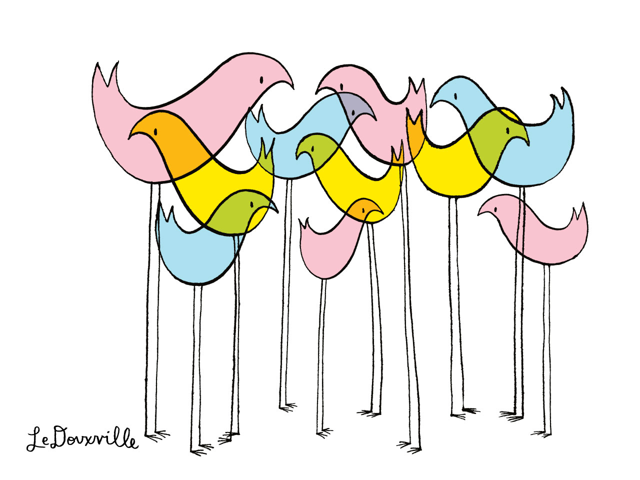 Margy's Musings: Birds of a Feather Flock Together