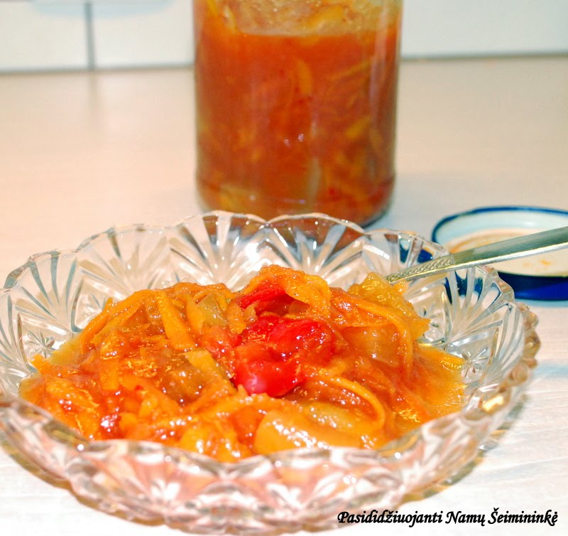 Cukinijos su ananasais (atsargos žiemai) | Pasididžiuojanti Namų Šeimininkė