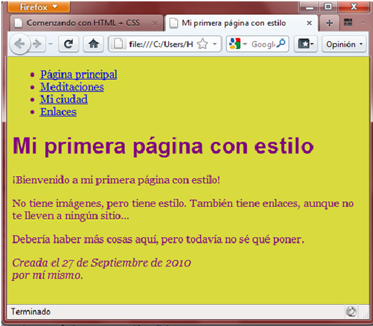 Html Extremo: Paso 3: Añadir tipo de letra