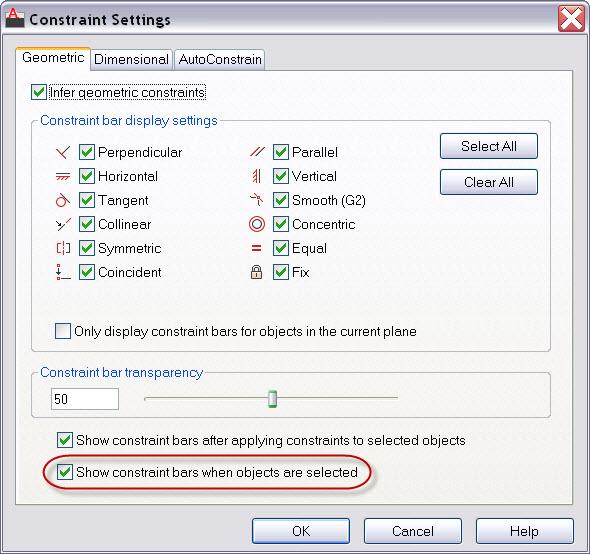 What New in AutoCAD?: Geometric Constraint - Parametric Constraints