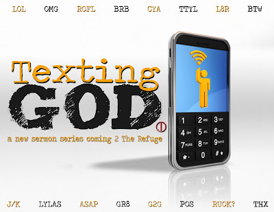 one student ministries: Texting God