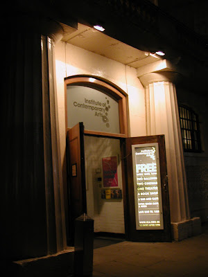 Let me tell you: ICA - Institute of Contemporary Arts