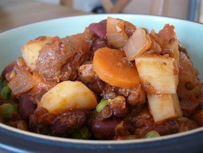 maple•spice: Lentil, Bean and Veggie Stew