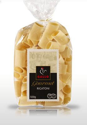 Sabor en cristal: Pastas Gallo. Rigatoni
