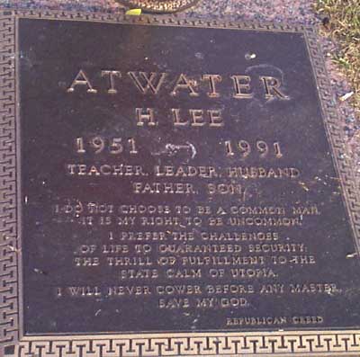 Most Likely To Kill: Lee Atwater