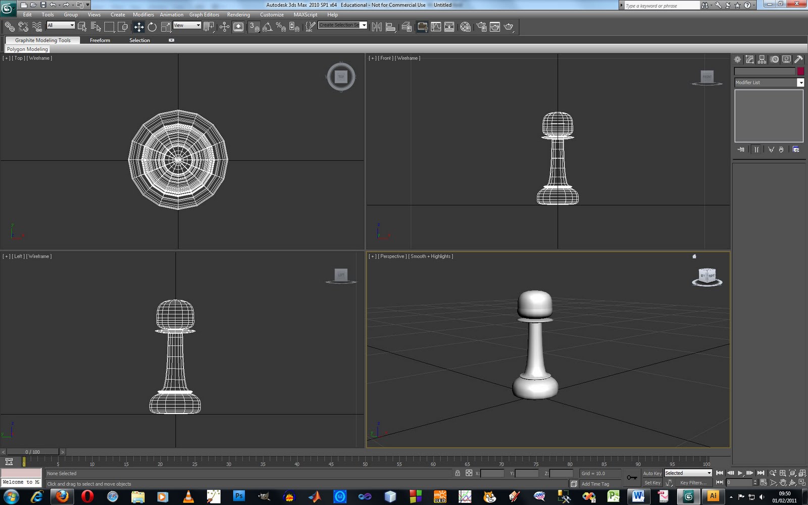 3D Modelling & Animation: February 2011