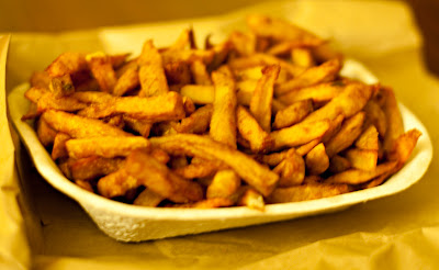 chips dressing and gravy: delicious.