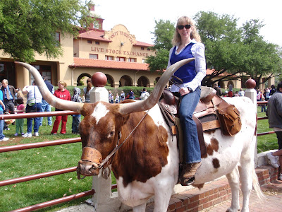 The life of a girl and her dog...: Fort Worth Stockyards