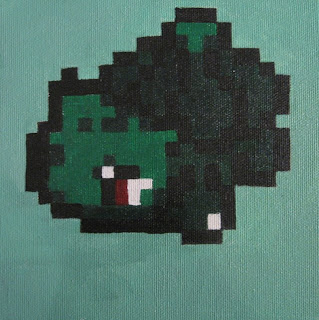 8-bit Gallery: Pokemon Red & Blue Starters