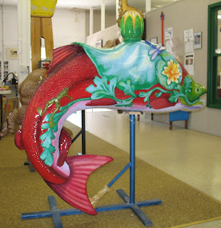 Carousel salmon... | Carousel, Carousel horses, Animals
