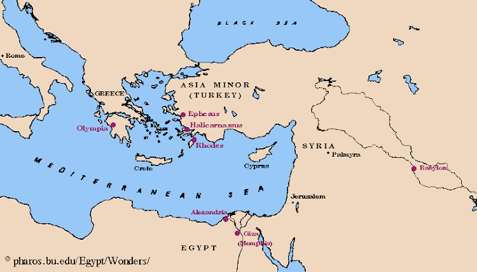 tourism: The Seven Wonders of the Ancient World