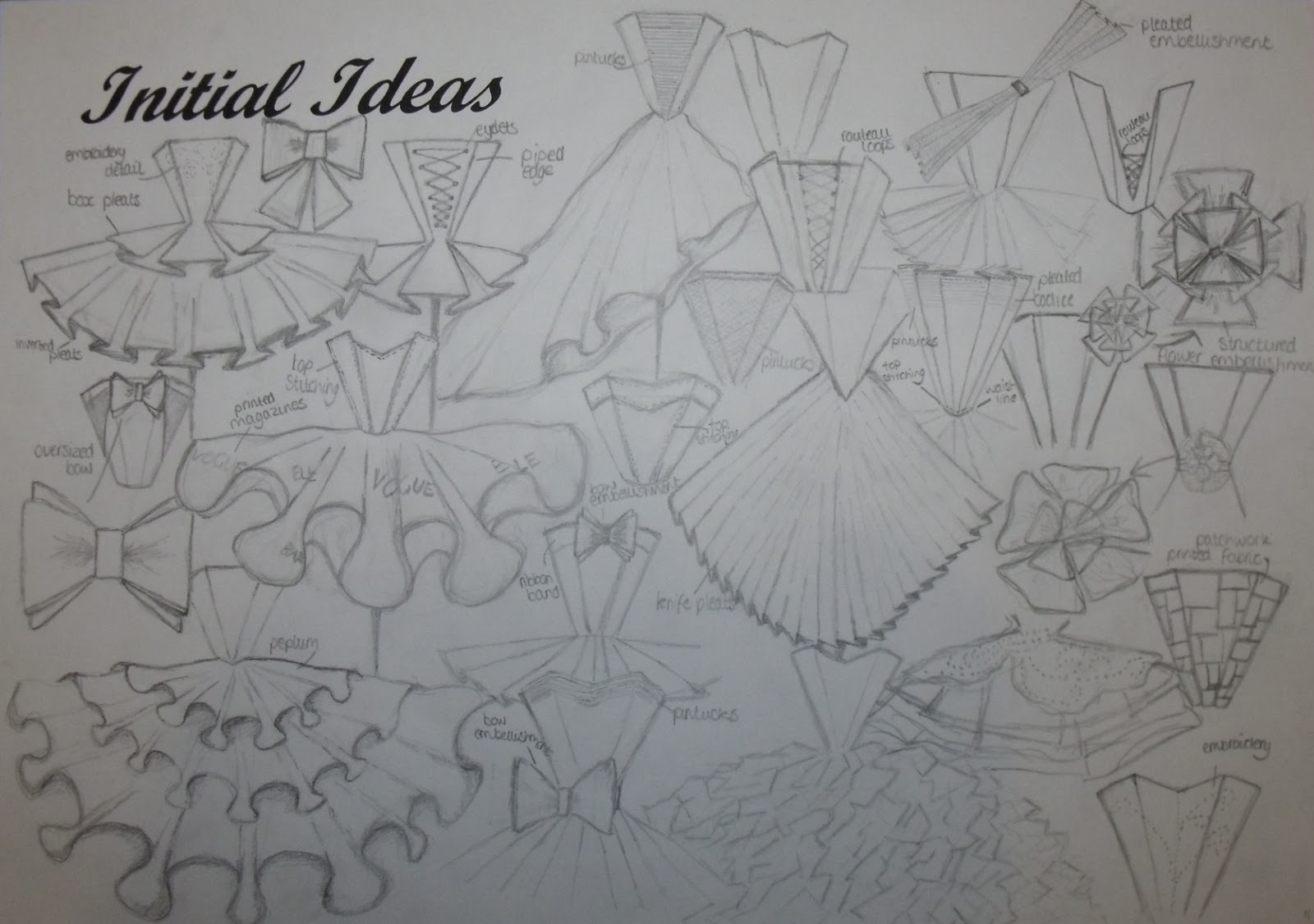 1067072421: Initial Ideas Sketches