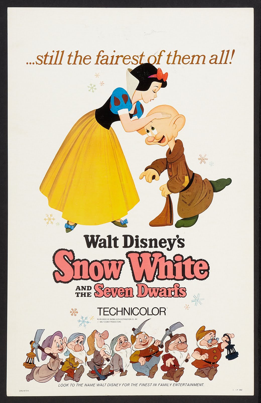 Filmic Light - Snow White Archive: 1967 US Snow White Window Card