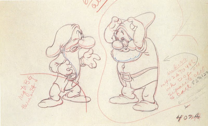 Filmic Light - Snow White Archive: Deleted Scene - Grumpy and Doc Argument