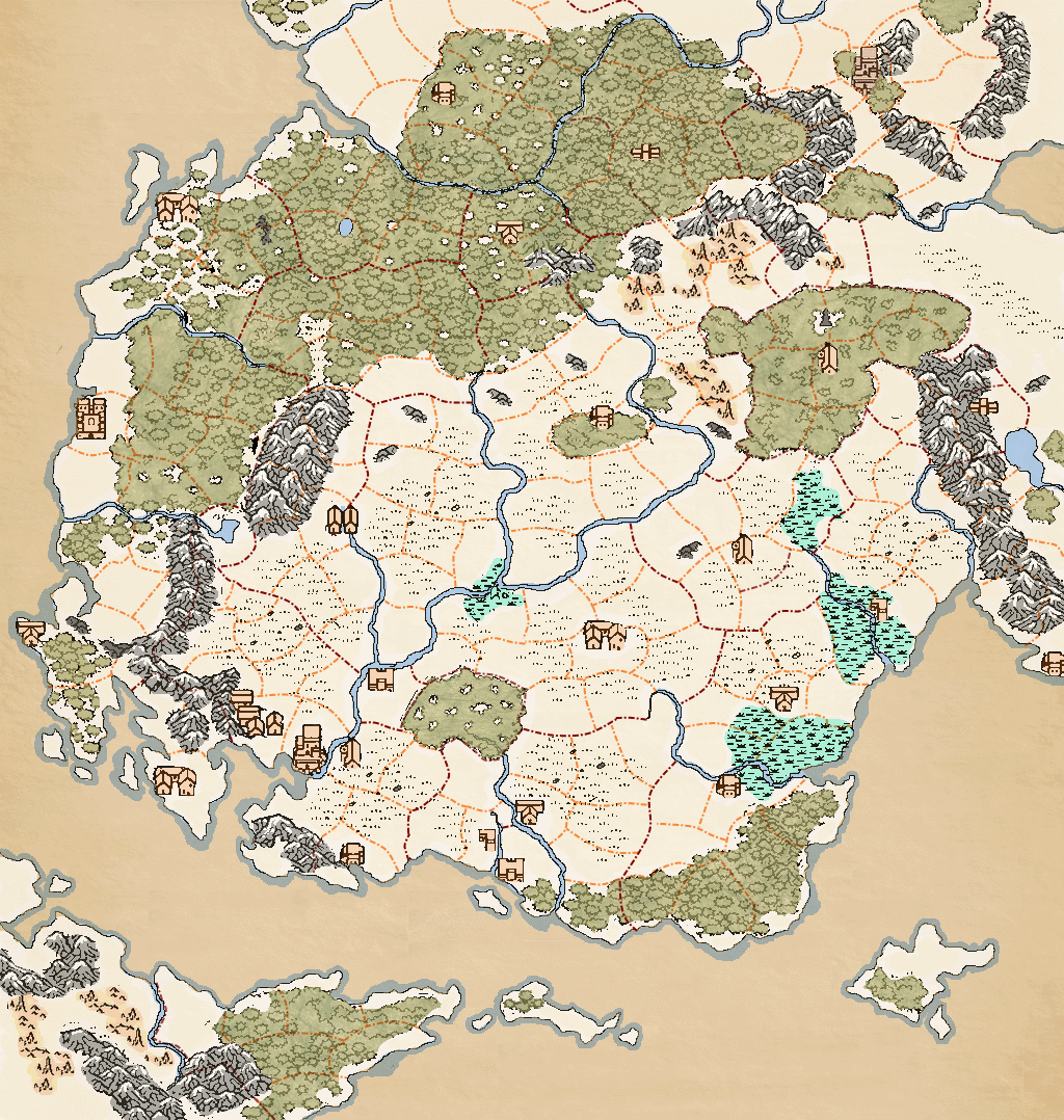 Valley of Blue Snails: Birthright Maps