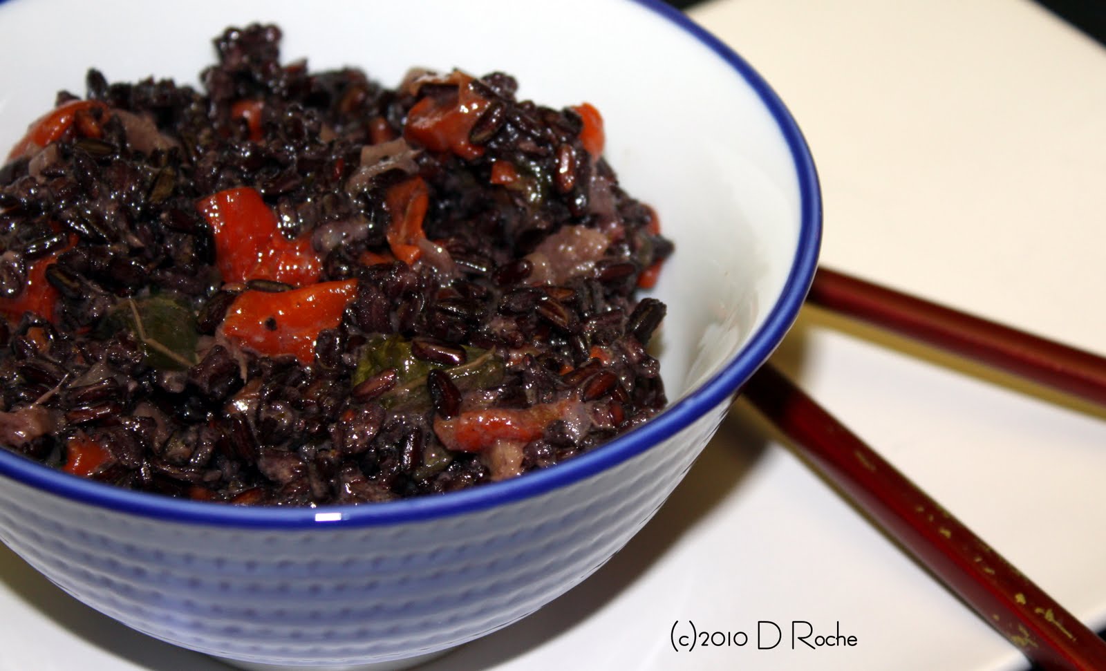 In the kitchen with Nick ...: Black Japonica Rice is truly "The Emperor ...