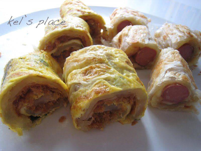 Kel's place: Assorted Roti Canai Rolls