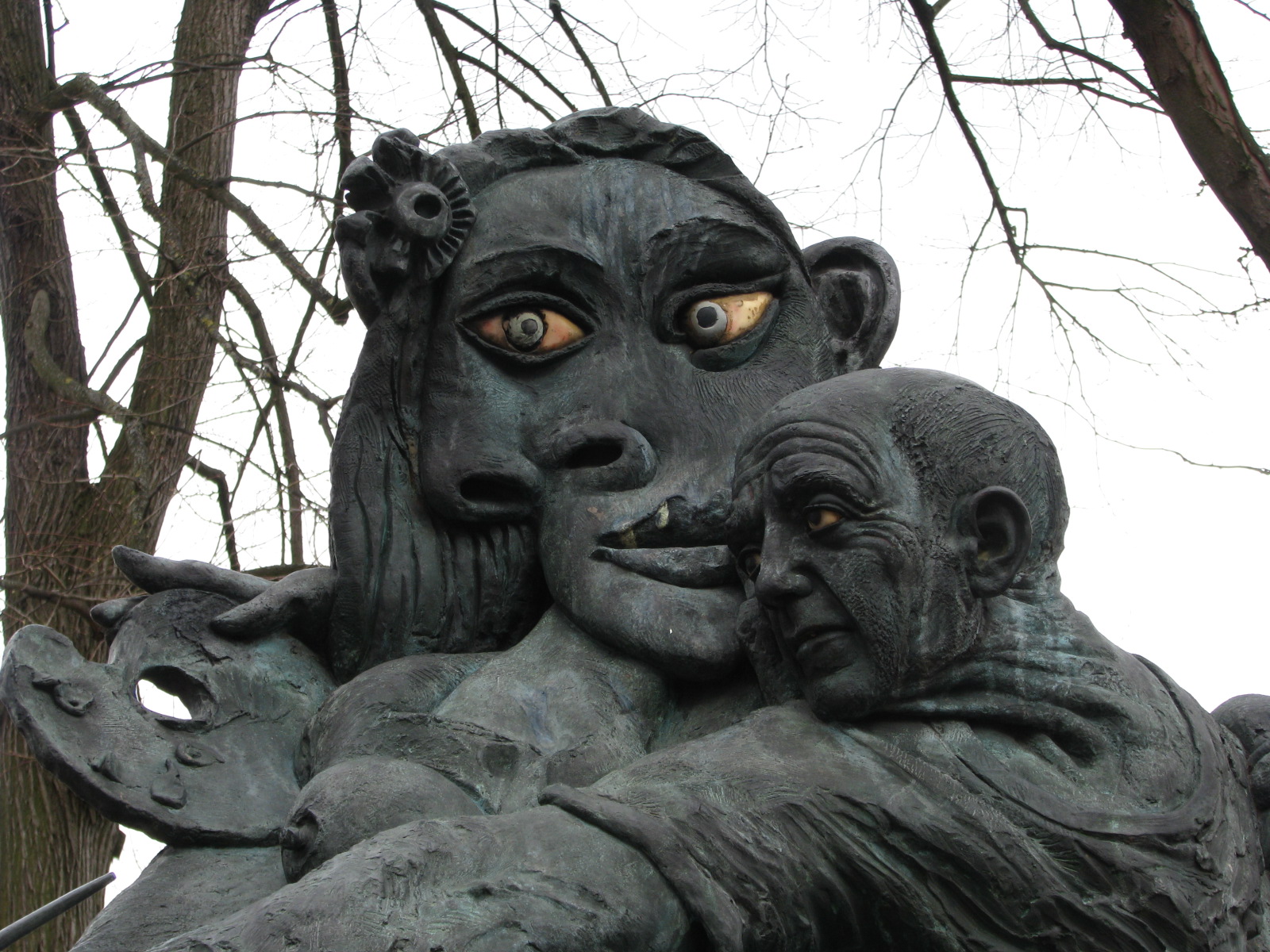 Blue Eyes Statue