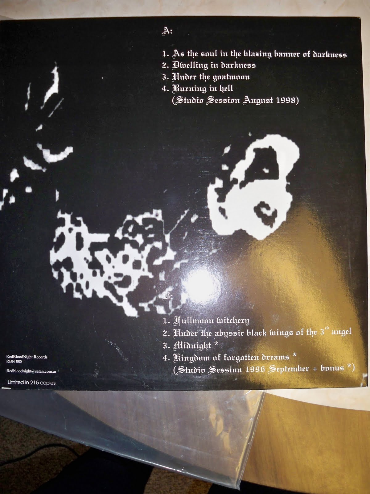 Noisy Vinyl Rips: Moonblood - Fullmoon Witchery [LP] (bootleg)