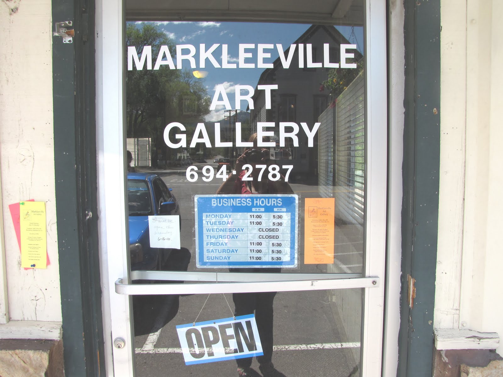 SierraSnowSoaps: Markleeville Art Gallery Grand Opening