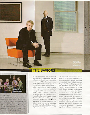 Hindsight : CS MAGAZINE ARTICLE ON ART CHICAGO - CHRIS KENNEDY AND TONY ...