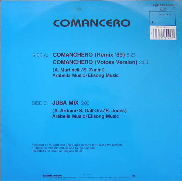 El Viejo Disc Jockey (7''-12''-CDM-CD Album-Lp's): Comancero ...