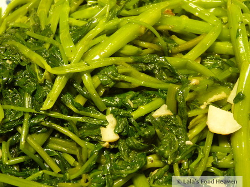 Lala’s Food Heaven: Ong Choy with preserved Bean Curd Sauce