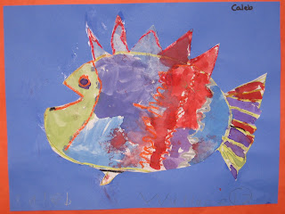 Lines, Dots, and Doodles: Fish, 1st and 2nd grade