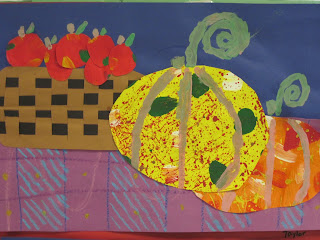Lines, Dots, and Doodles: Fall Still Life, 2nd Grade