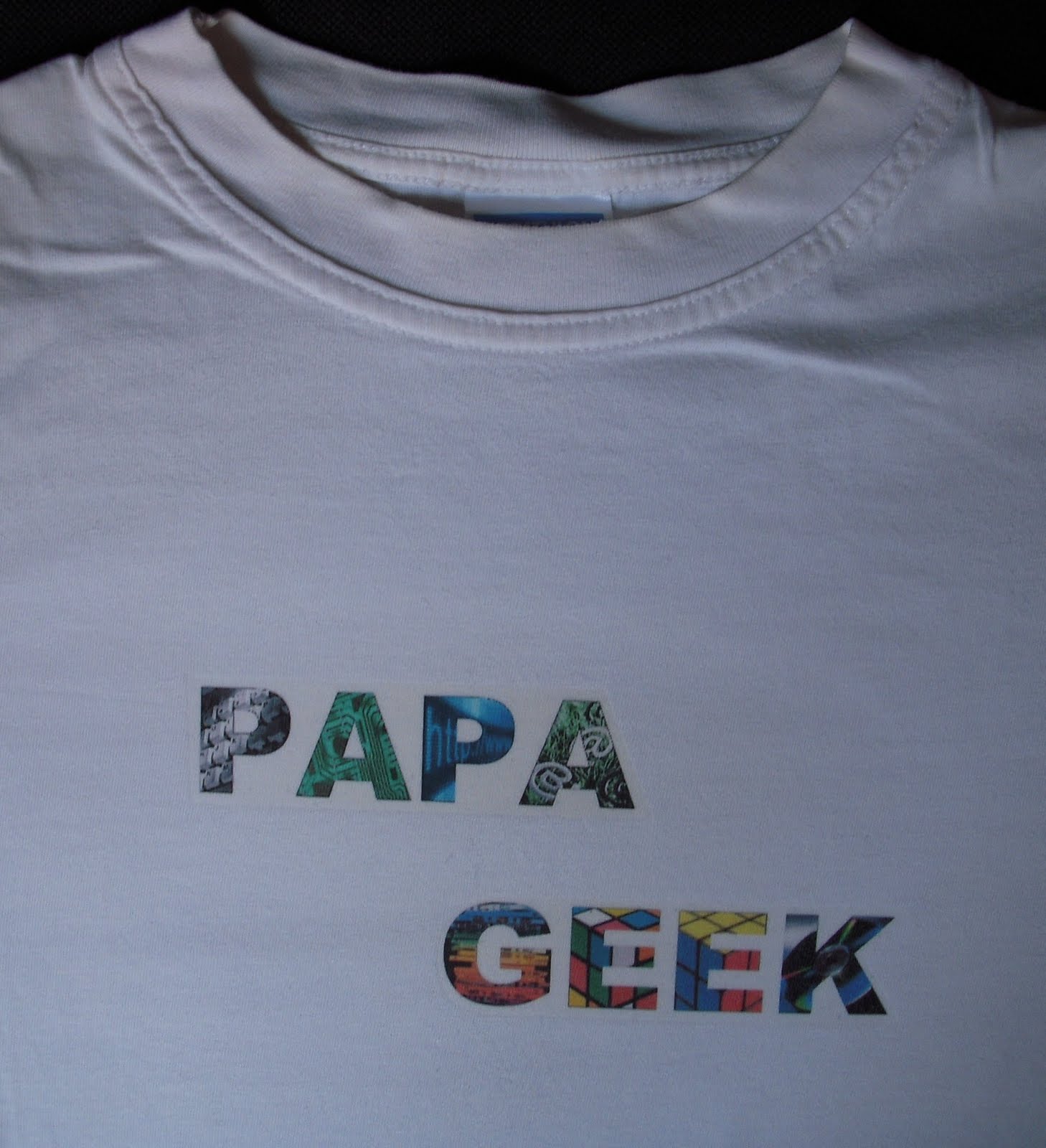 Bricolanie: T-shirt pour papa geek
