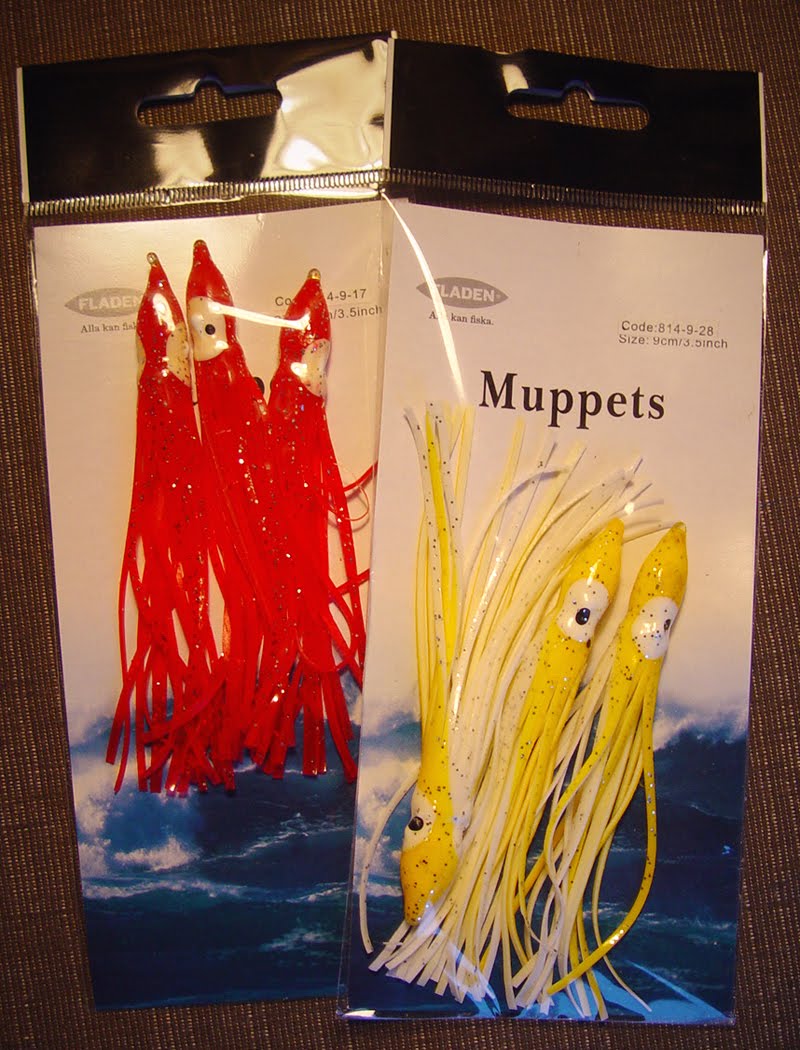 Pike fly-fishing articles: Squid muppet sliders