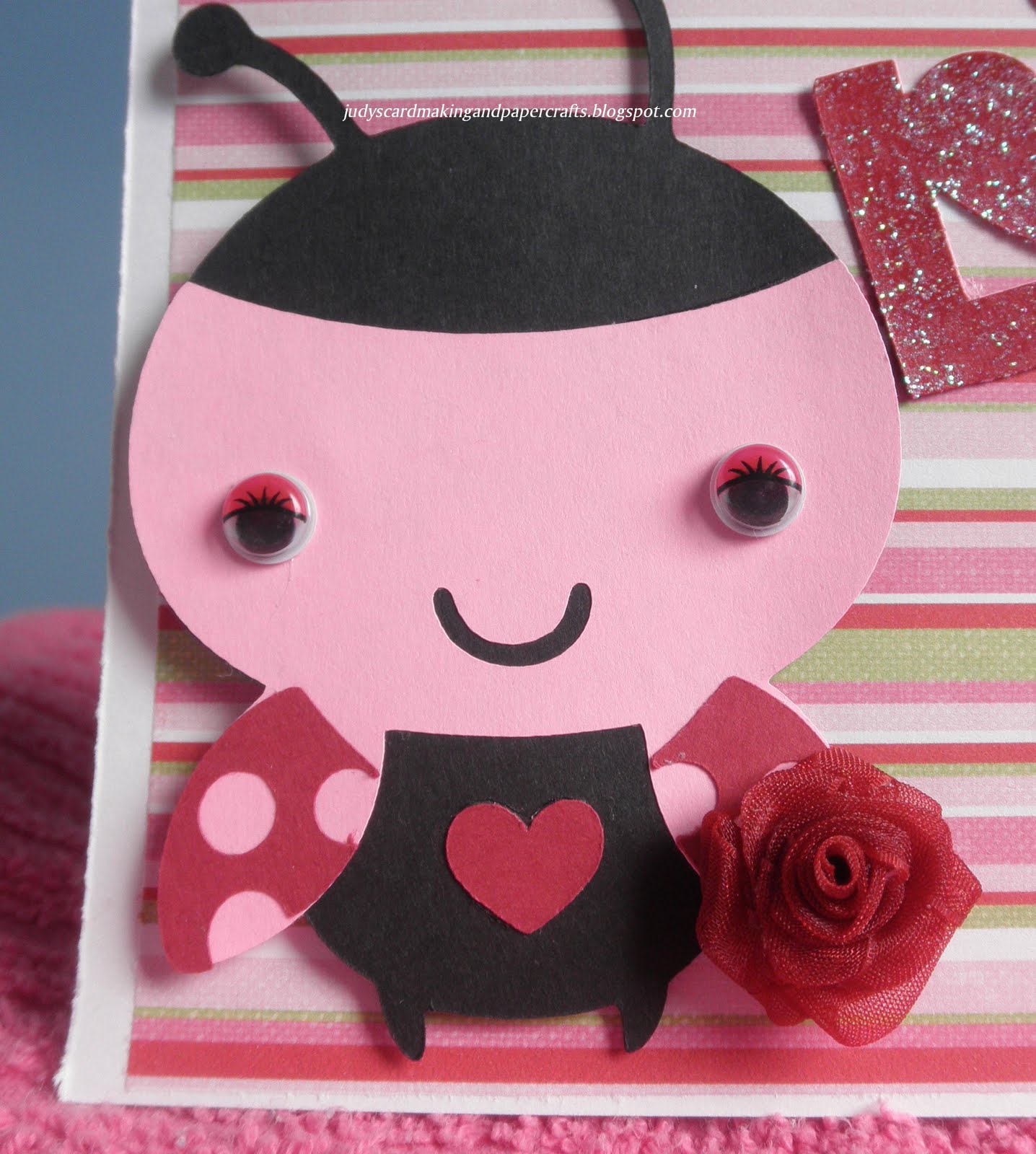 Judy's Handmade Creations: Love bug card!!