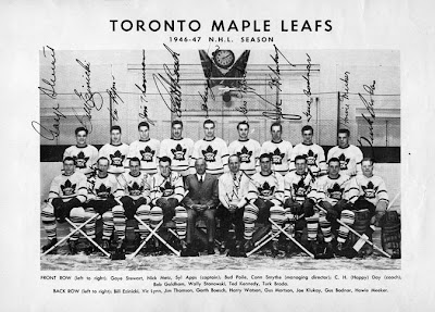 Vintage Leafs: 1946-47 Toronto Maple Leafs Team Photo