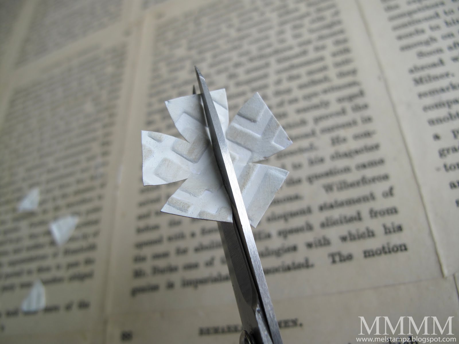 Mel Stampz: a couple of cutting ideas for paper flowers...