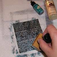 Mel Stampz: Faux Tin Tile Tutorial (with aluminum foil, a Cuttlebug & a ...