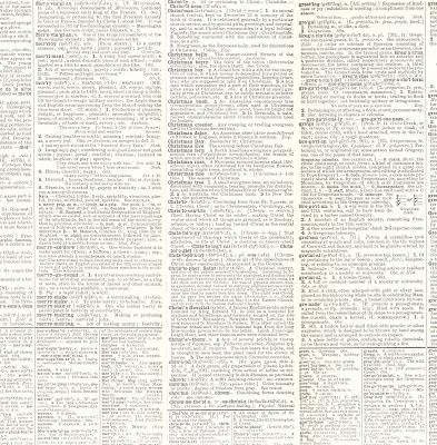 Mel Stampz: Vintage Dictionary Text Scans (for DIY patterned paper)