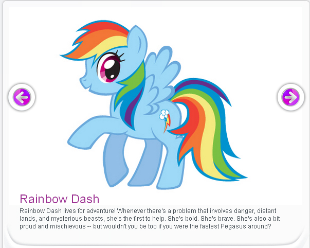 My Little Pony G4: Character Descriptions