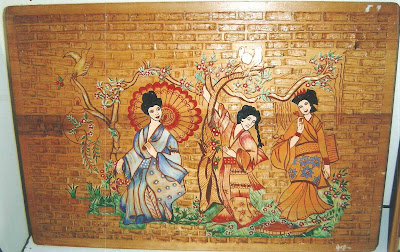 Gangotri - The Painting Studio: Wood Carving of Japanese Girls