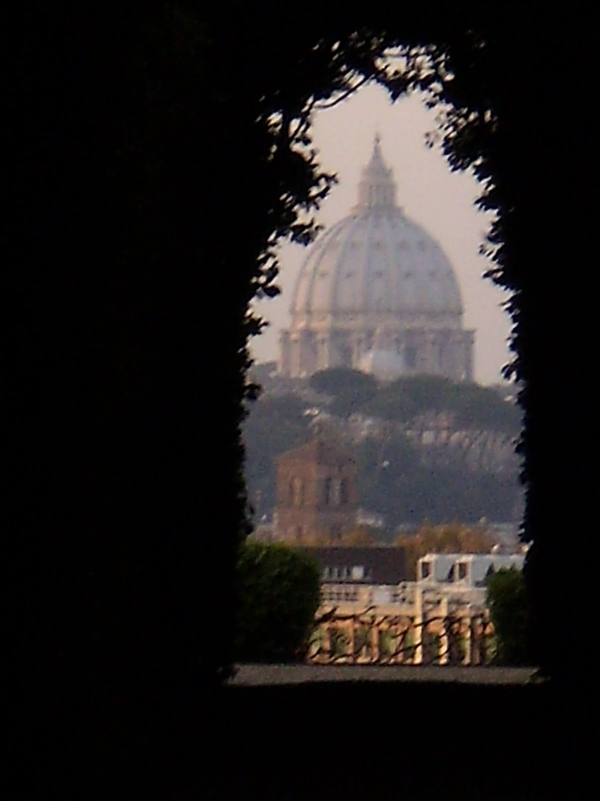 "Rome"ward Bound!: An Amazing View Through a Keyhole?